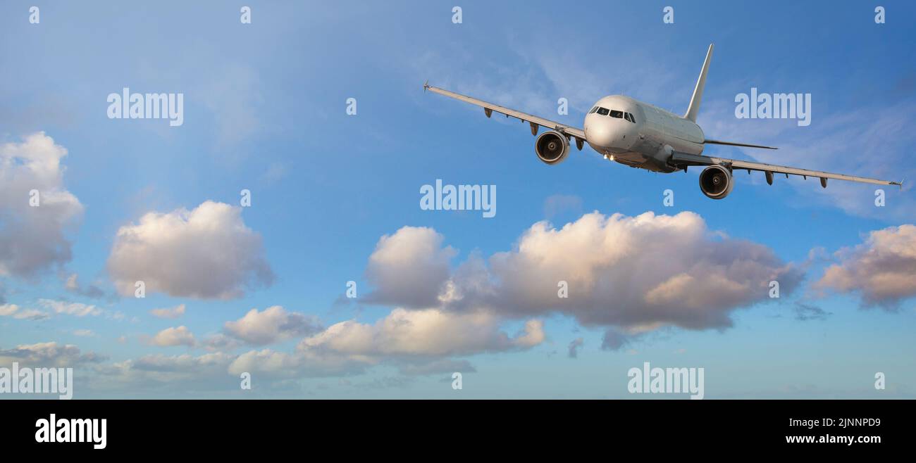 Flying through evening clouds background hi-res stock photography and ...