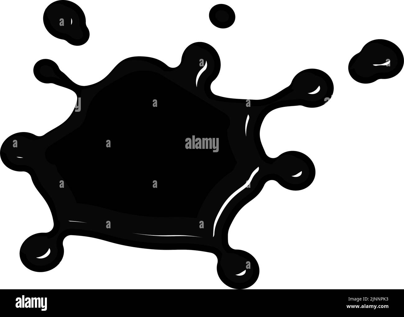 Black paint (ink) dripping down Stock Vector Image & Art - Alamy