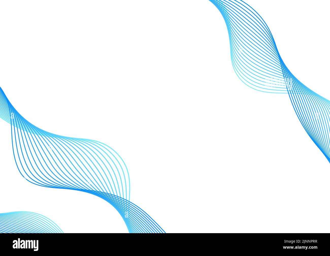 Colorful flowing lines abstract A3 poster on white background Stock ...