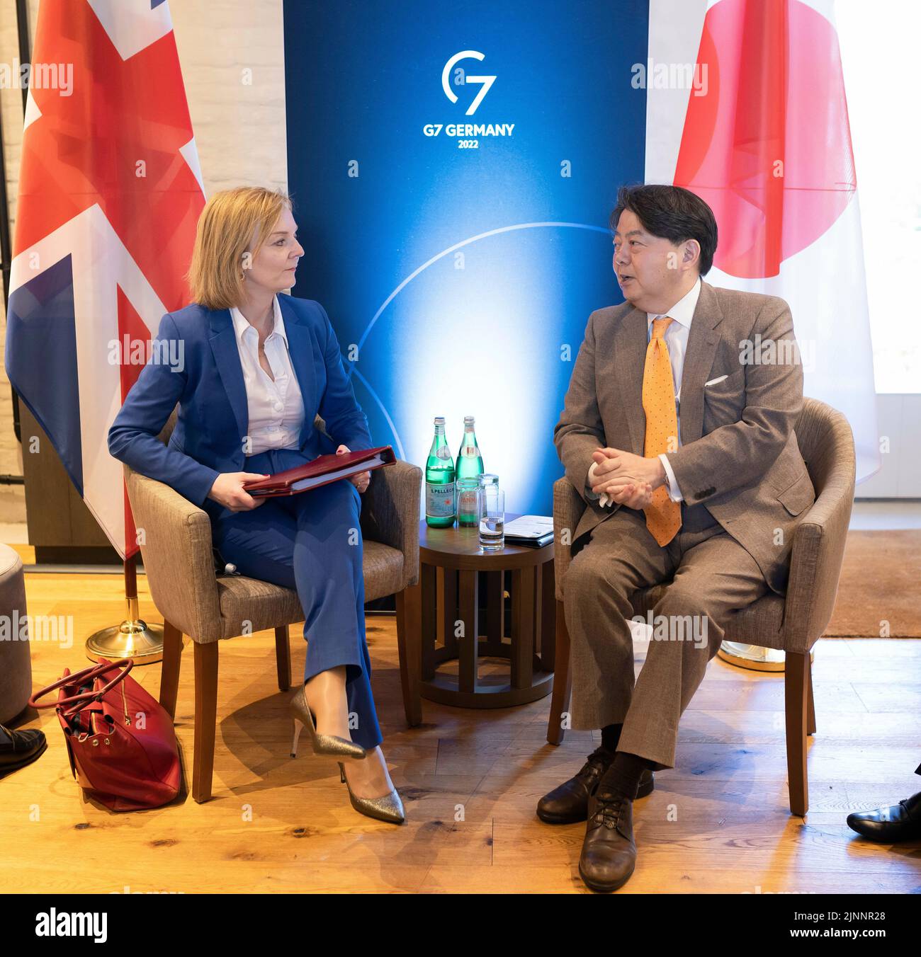 Weissenhaus, Deutschland. 12th May, 2022. G7 foreign ministers meeting ...