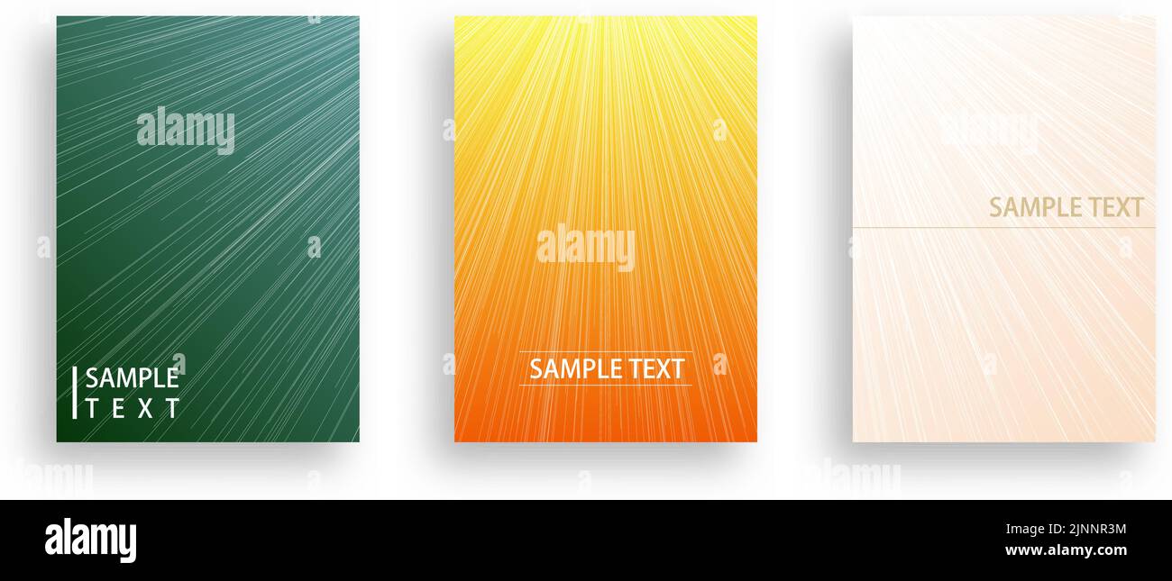 Abstract cover design with thin lines radiating out Stock Vector Image ...