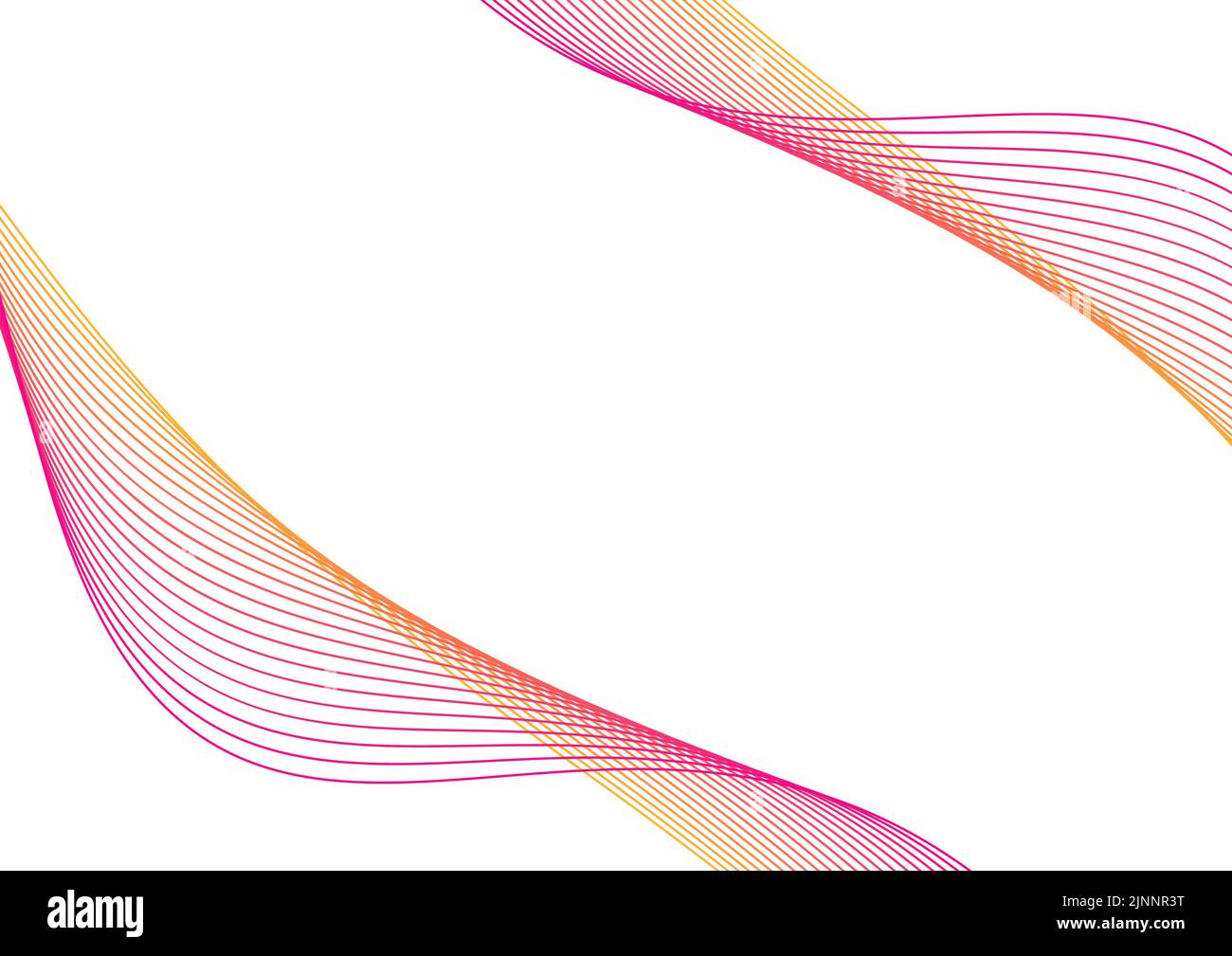 Colorful Streamline Abstract A3 Poster White Background Stock Vector ...