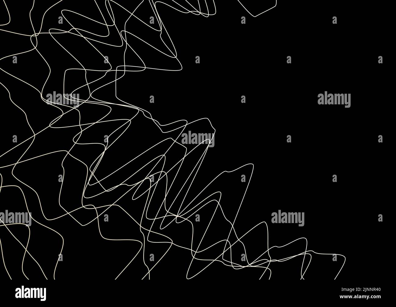 Abstract A3 poster with zigzag lines on black background Stock Vector ...