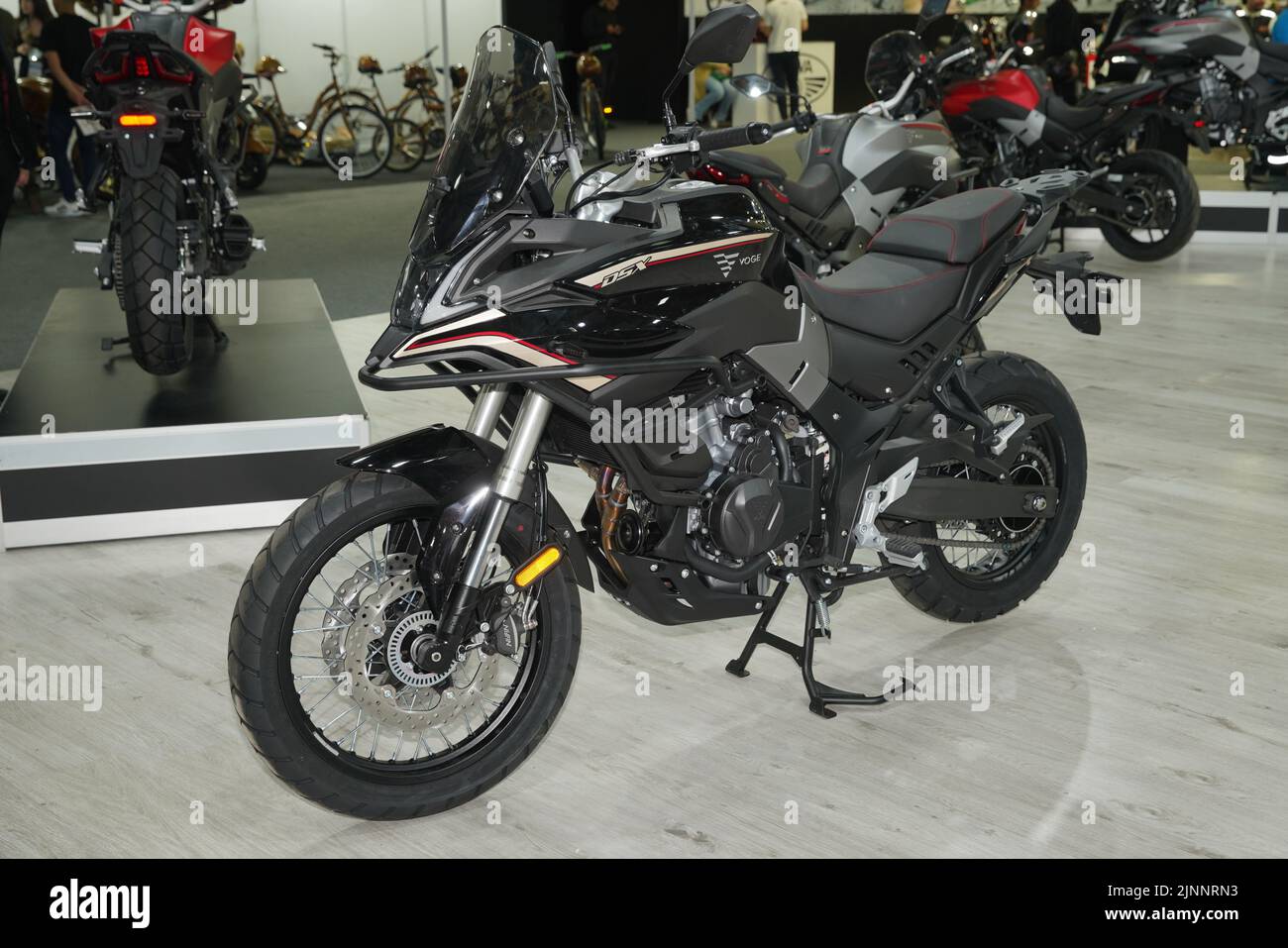 ISTANBUL, TURKEY - APRIL 23, 2022: Voge motorcycle on display at ...