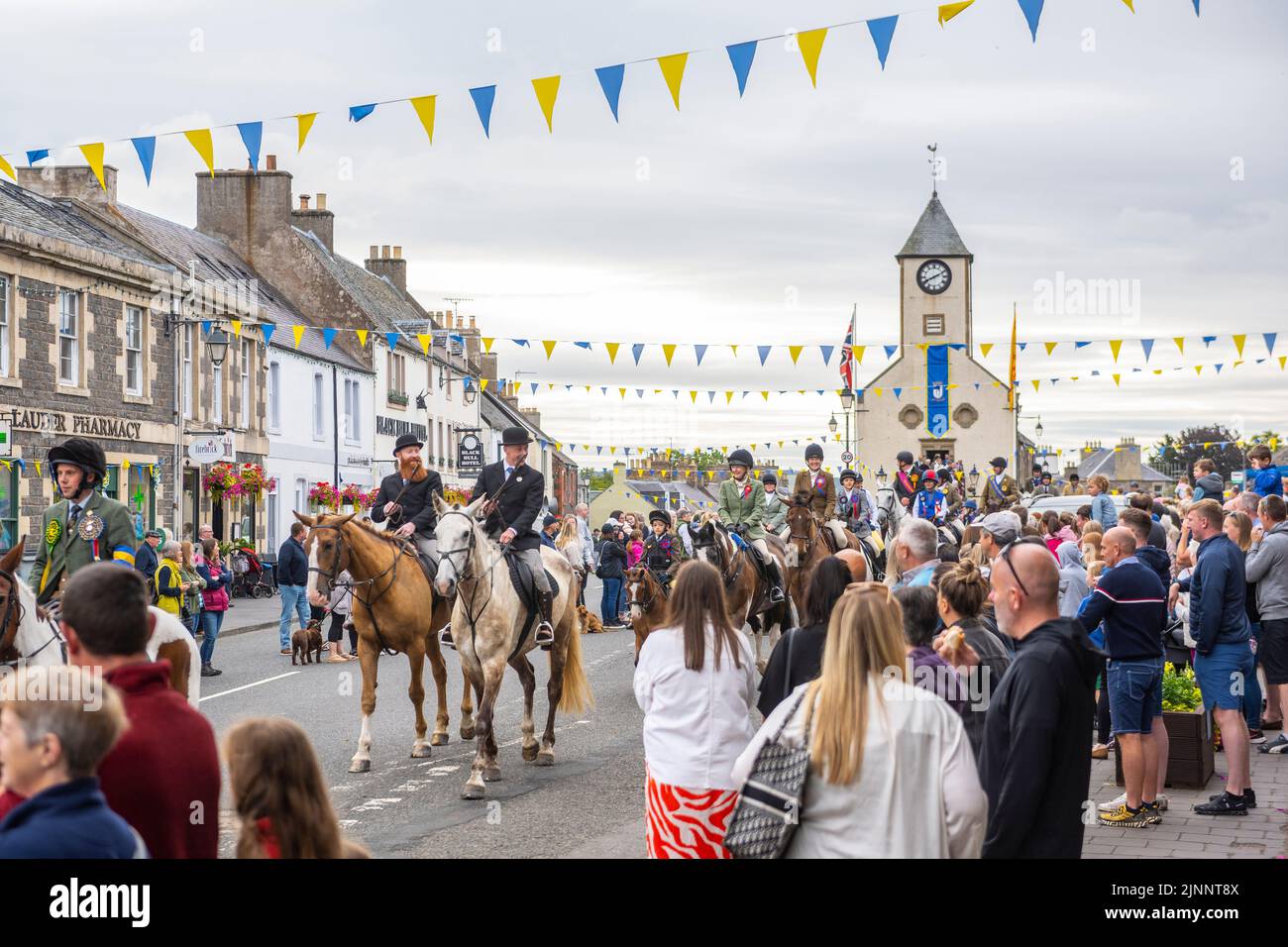 6th August 2022 Lauder Common Riding 2022. Picture Phil Wilkinson Stock ...
