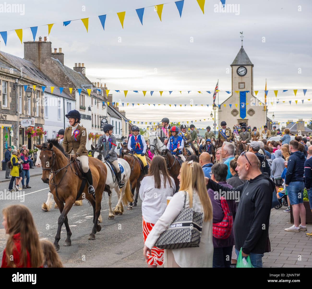 6th August 2022 Lauder Common Riding 2022. Picture Phil Wilkinson Stock ...