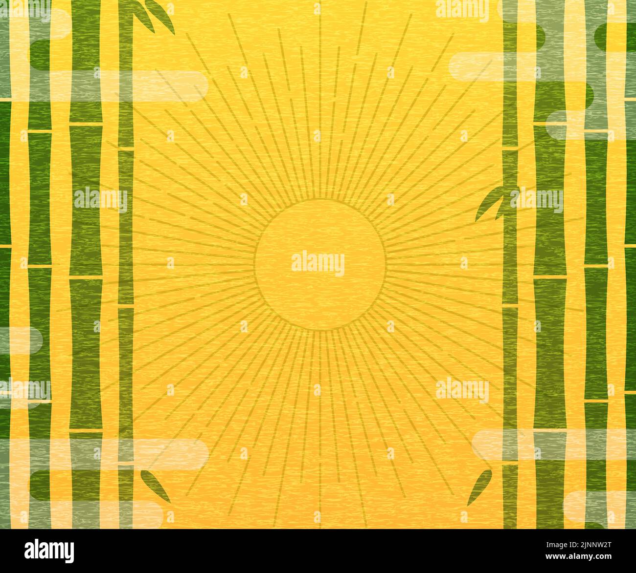 Bamboo New Year sales banner 300x250 Stock Vector Image & Art - Alamy