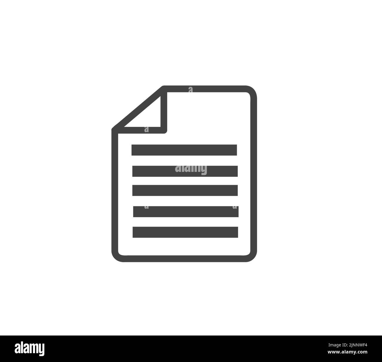 Document icon vector illustration Stock Vector Image & Art - Alamy