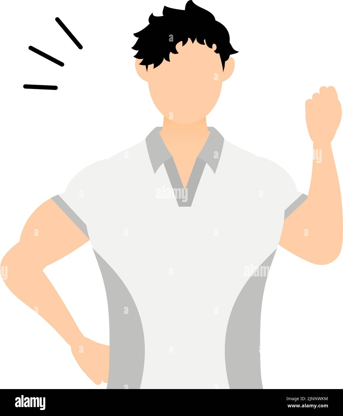 Gut pose Stock Vector Images - Alamy