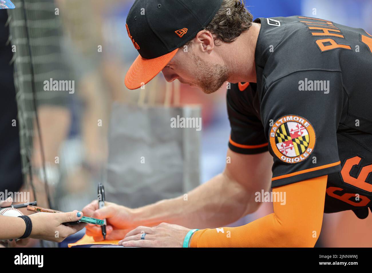 St. Petersburg, FL. USA; Baltimore Orioles center fielder Brett ...