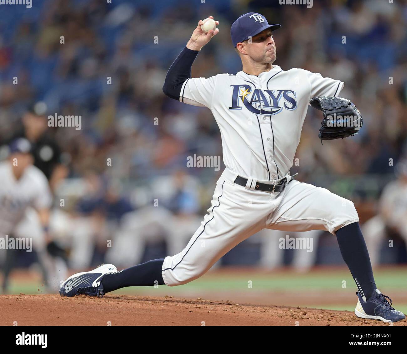St. Petersburg, FL. USA; Tampa Bay Rays starting pitcher Corey Kluber ...