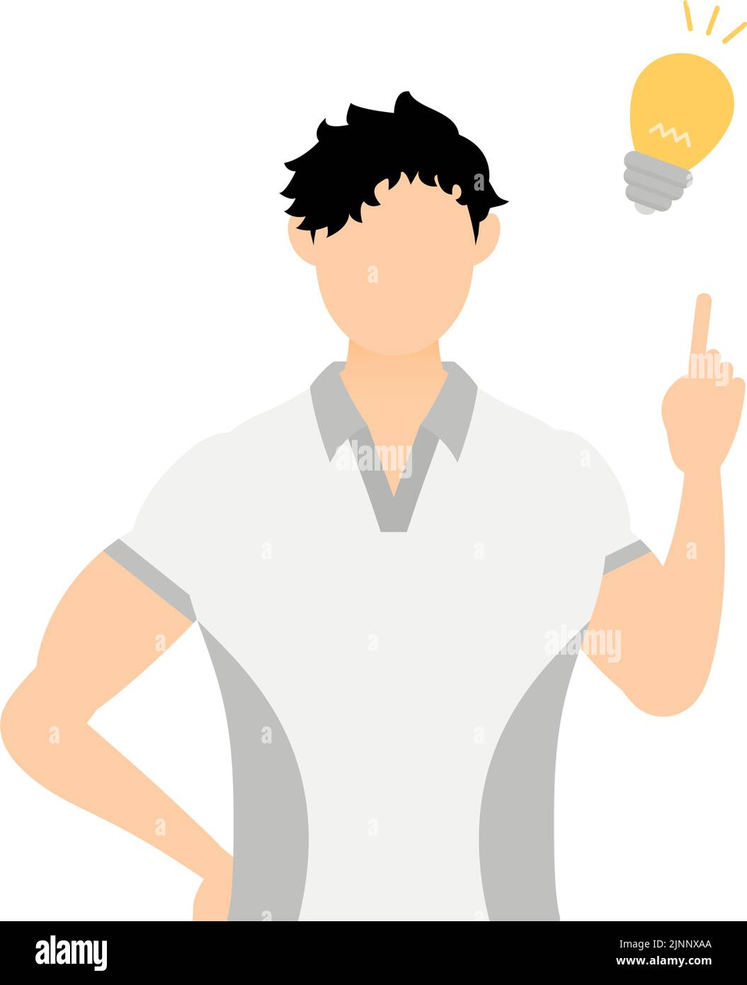 Gym Instructor man Pose, Pointing with Inspiration Stock Vector Image ...