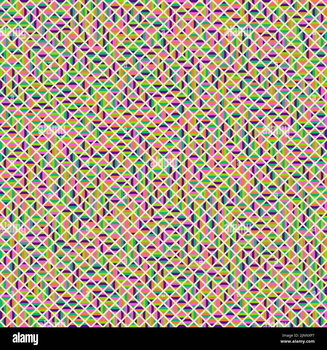 Colorised Rhombuses tiles tessellation pattern illustration Stock ...