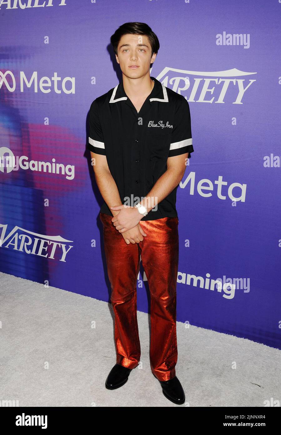 HOLLYWOOD, CA - AUGUST 11: Asher Angel attends Variety's 2022 Power Of ...