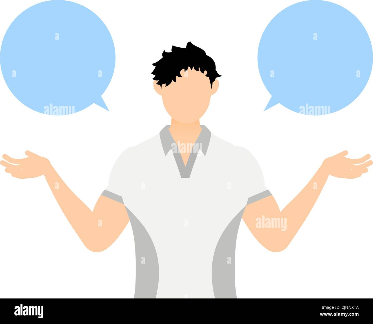 Gym instructor man pose, explaining Stock Vector Image & Art - Alamy