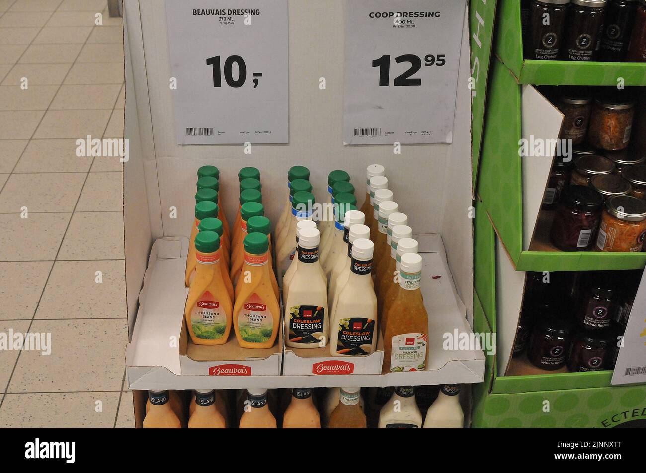Copenhagen /Denmark/13 August 2022/ High food price in nations grocery ...