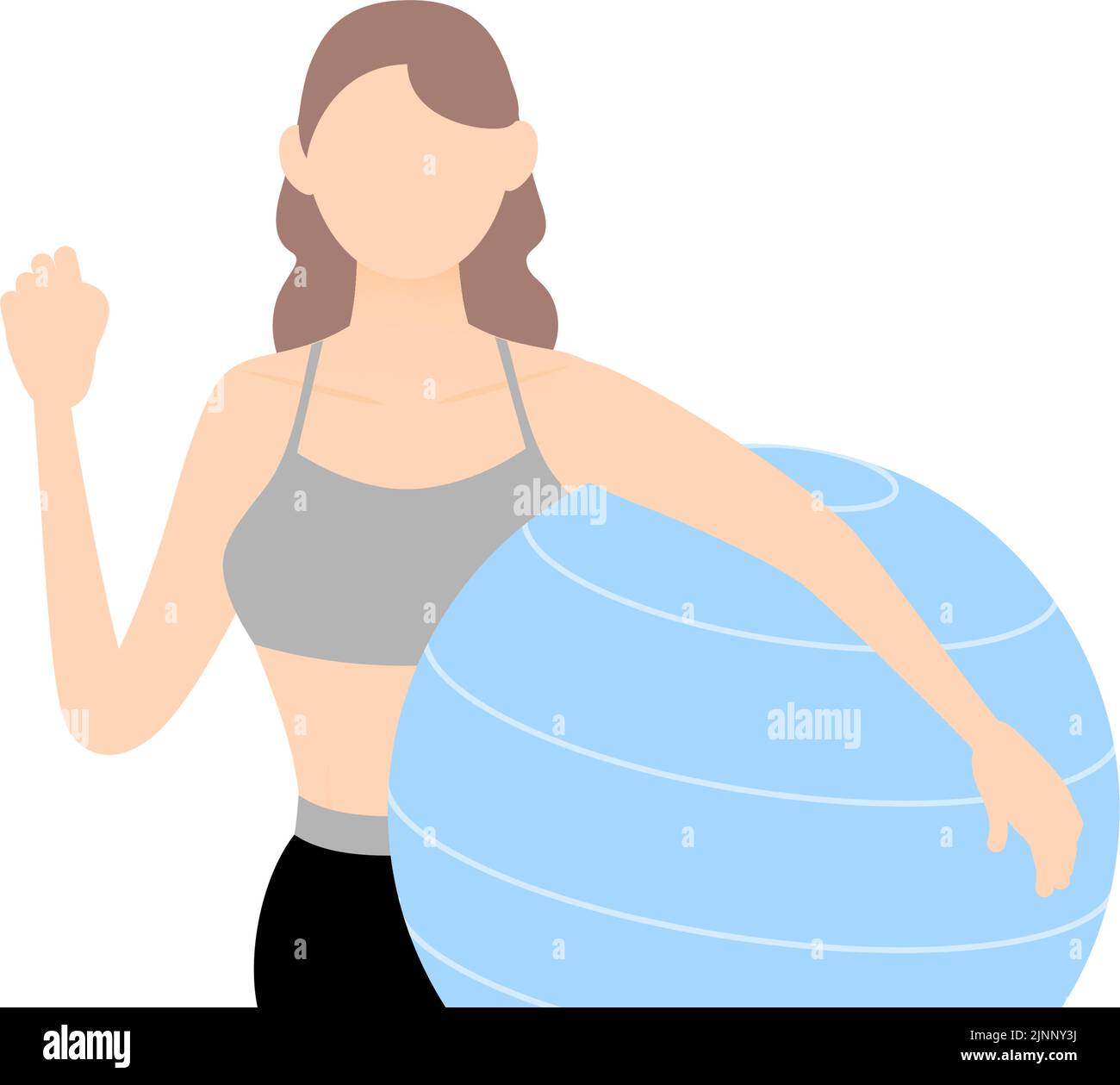 Holding stretch Stock Vector Images - Alamy