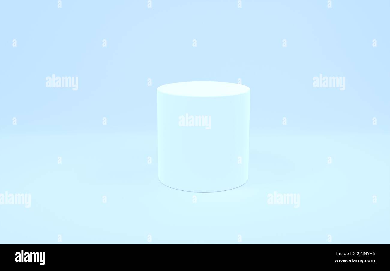 3DCG geometric shapes, pale plaster columns Stock Photo - Alamy