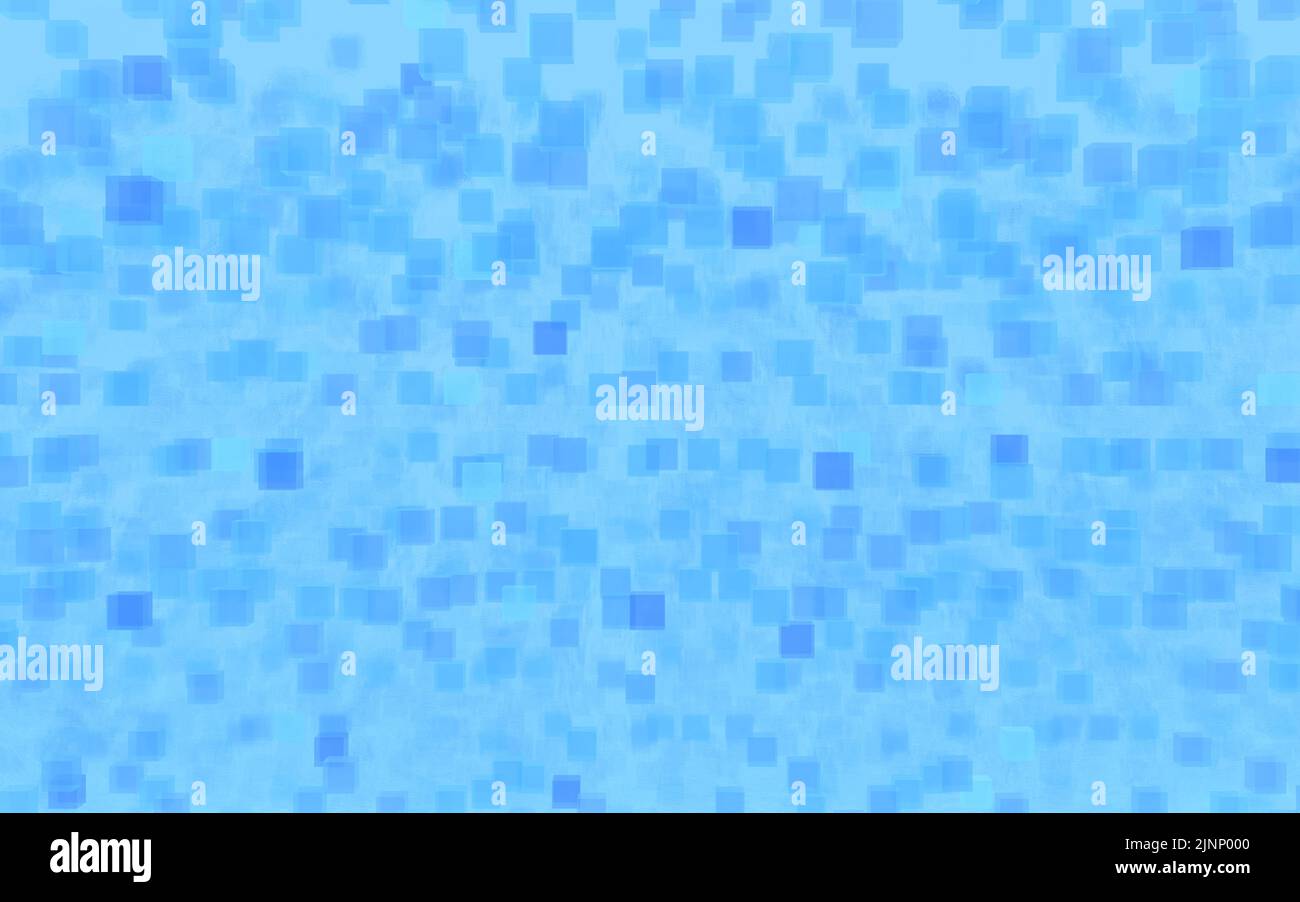 3DCG Image of summer sea, cube abstract Stock Photo - Alamy