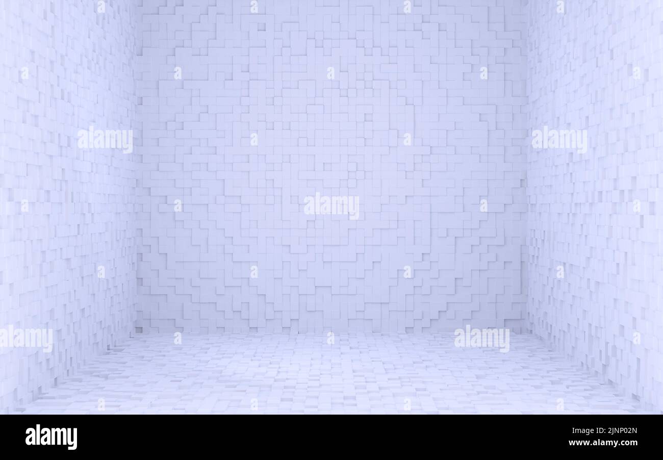 Mosaic Abstract, Digital and Virtual Image 3DCG Stock Photo - Alamy