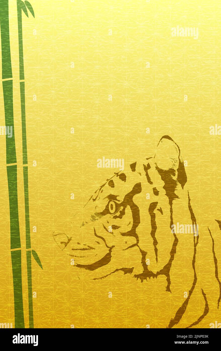 Traditional japanese tiger painting hi-res stock photography and images - Alamy