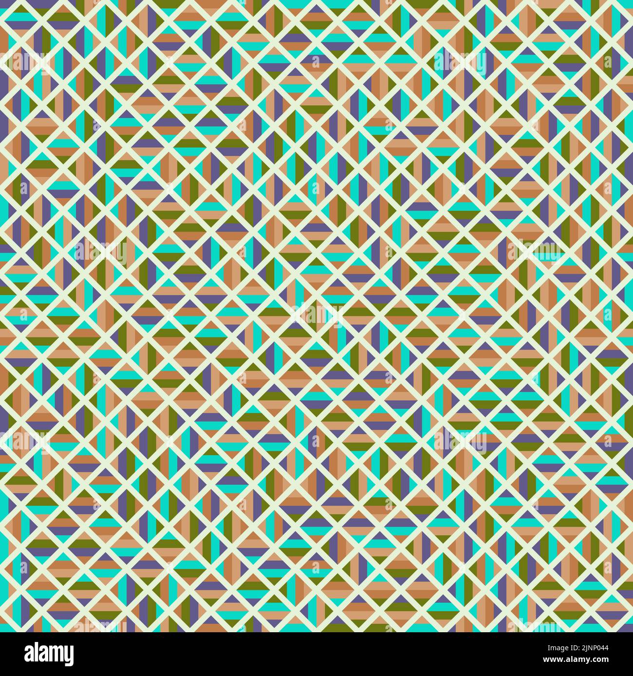 Colorised Rhombuses tiles tessellation pattern illustration Stock ...