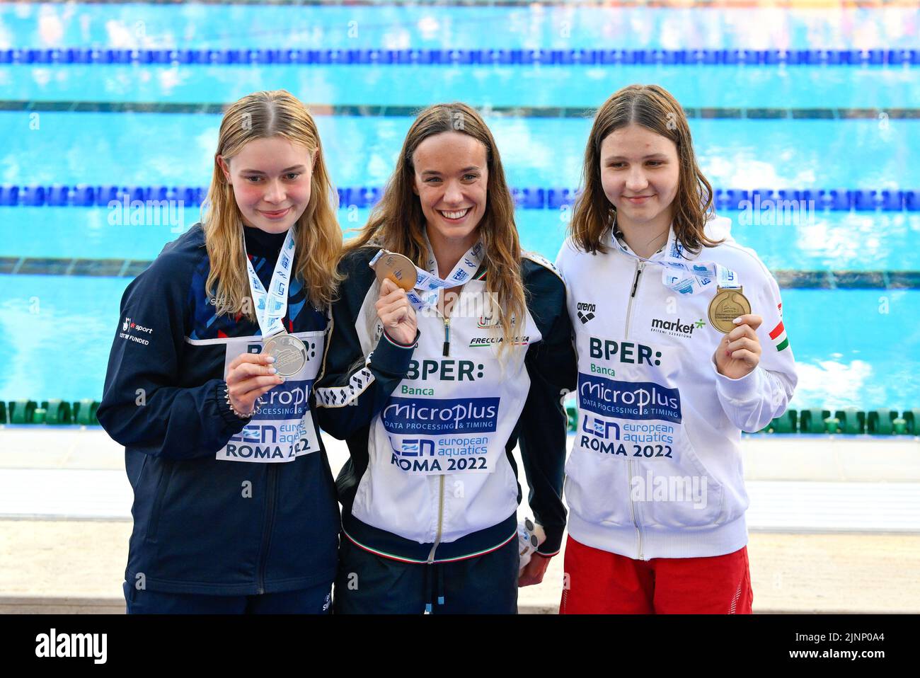 Katie Shanahan (GBR) Margherita Panziera (ITA) and Dora Molnar (HUN ...
