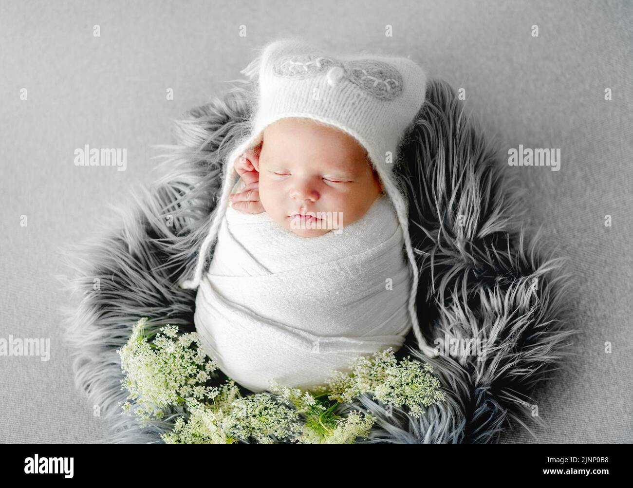 Newborn baby portrait Stock Photo - Alamy