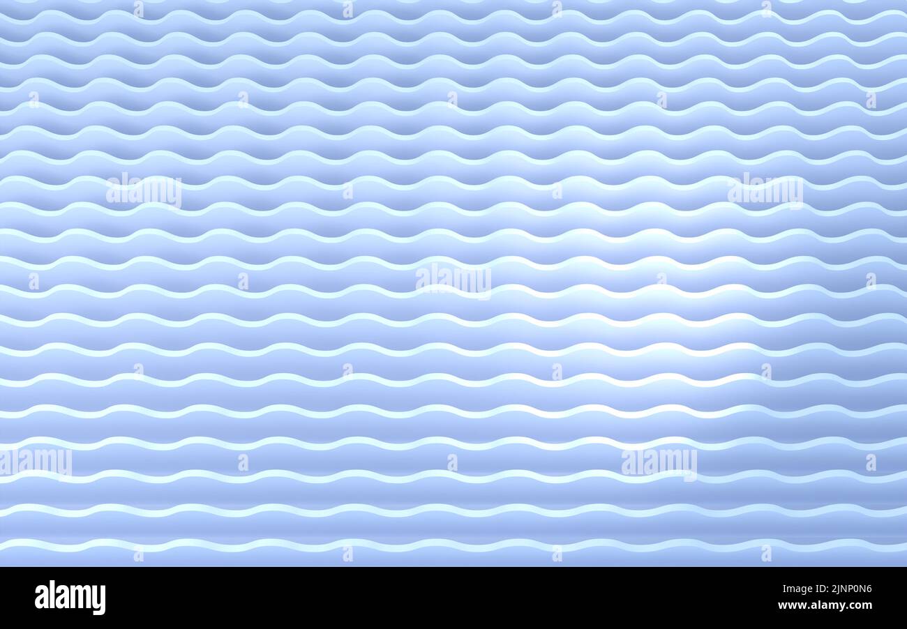 3DCG abstract, repetition of waveform pattern Stock Photo - Alamy