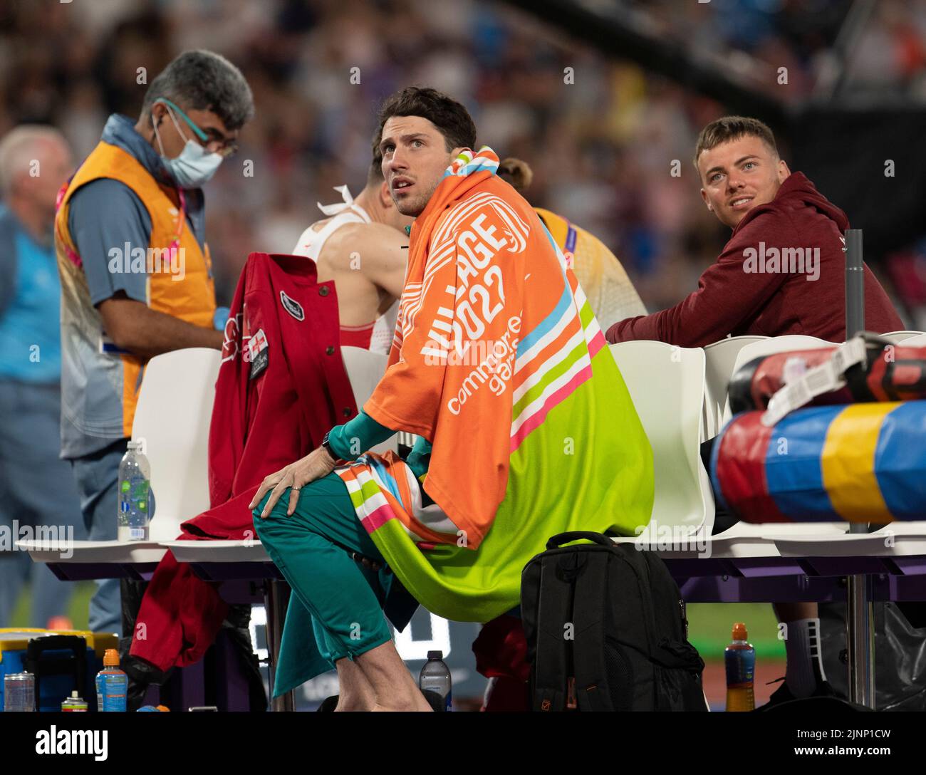 Angus Armstrong of Australia feeling the cold while competing in the ...