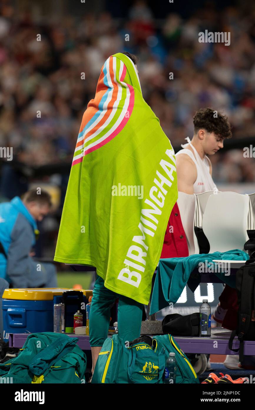 Angus Armstrong of Australia feeling the cold while competing in the ...