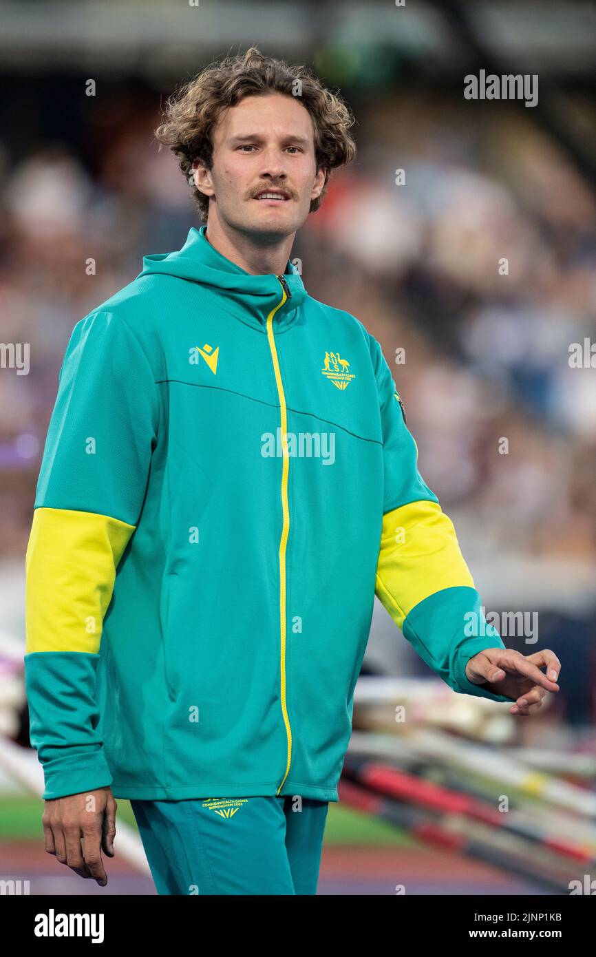Kurtis Marschall of Australia competing in the men’s pole vault final ...