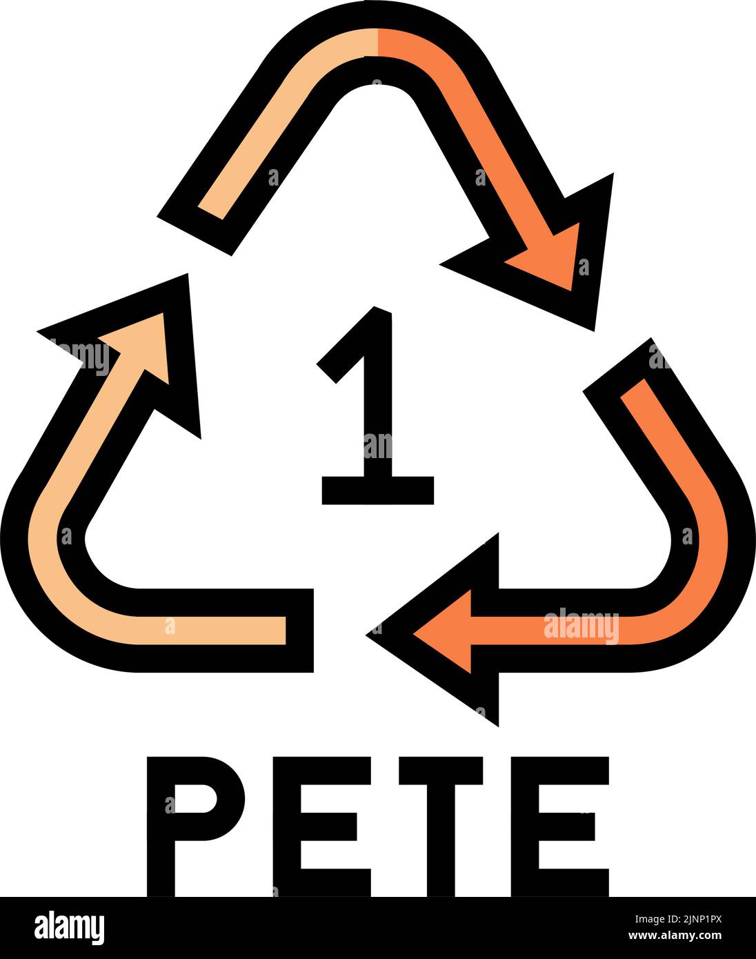 pete plastic product mark color icon vector illustration Stock Vector Image & Art - Alamy