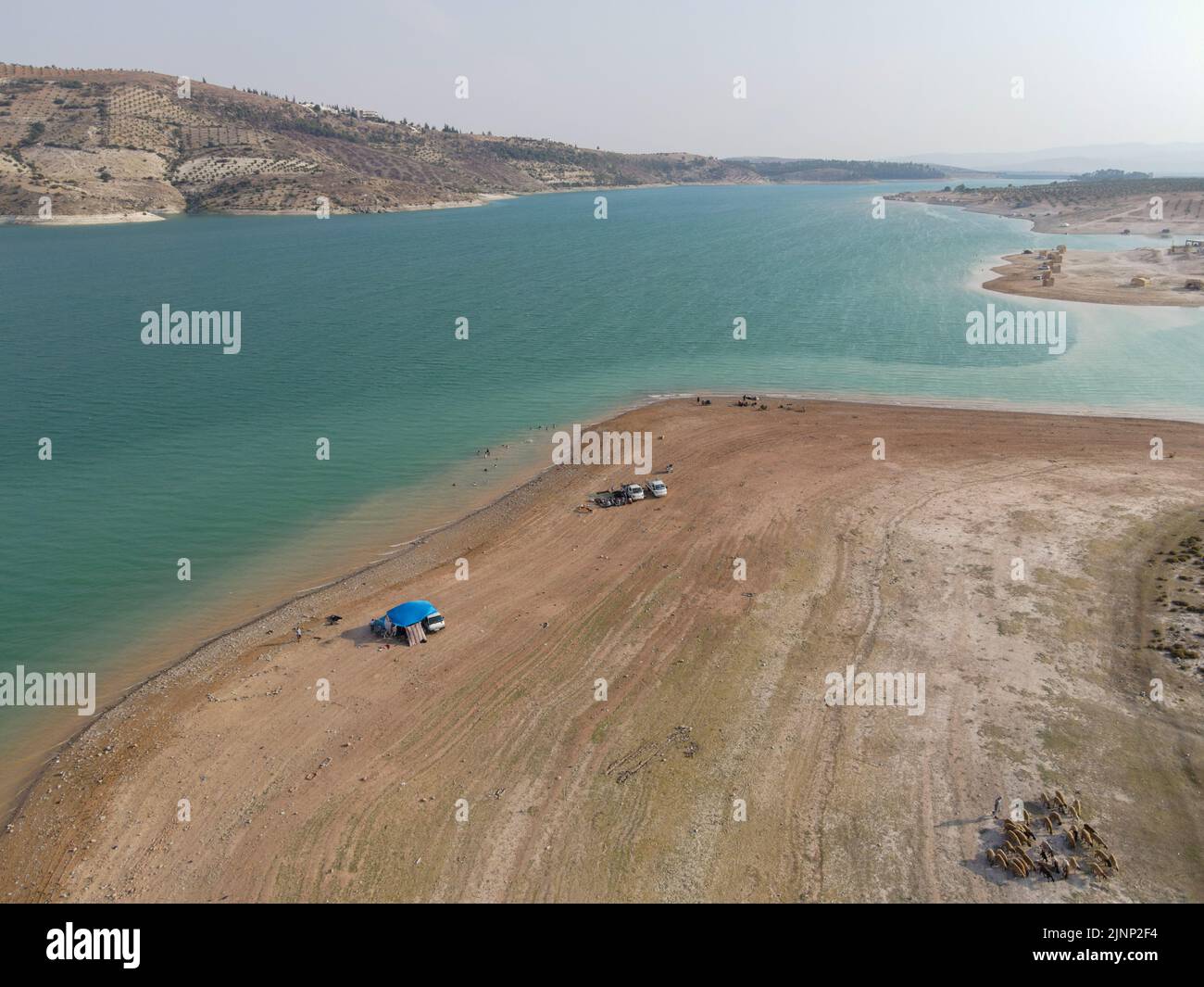 Maidanki, Syria, 8-5-2022, heat waves and climate change led to a ...
