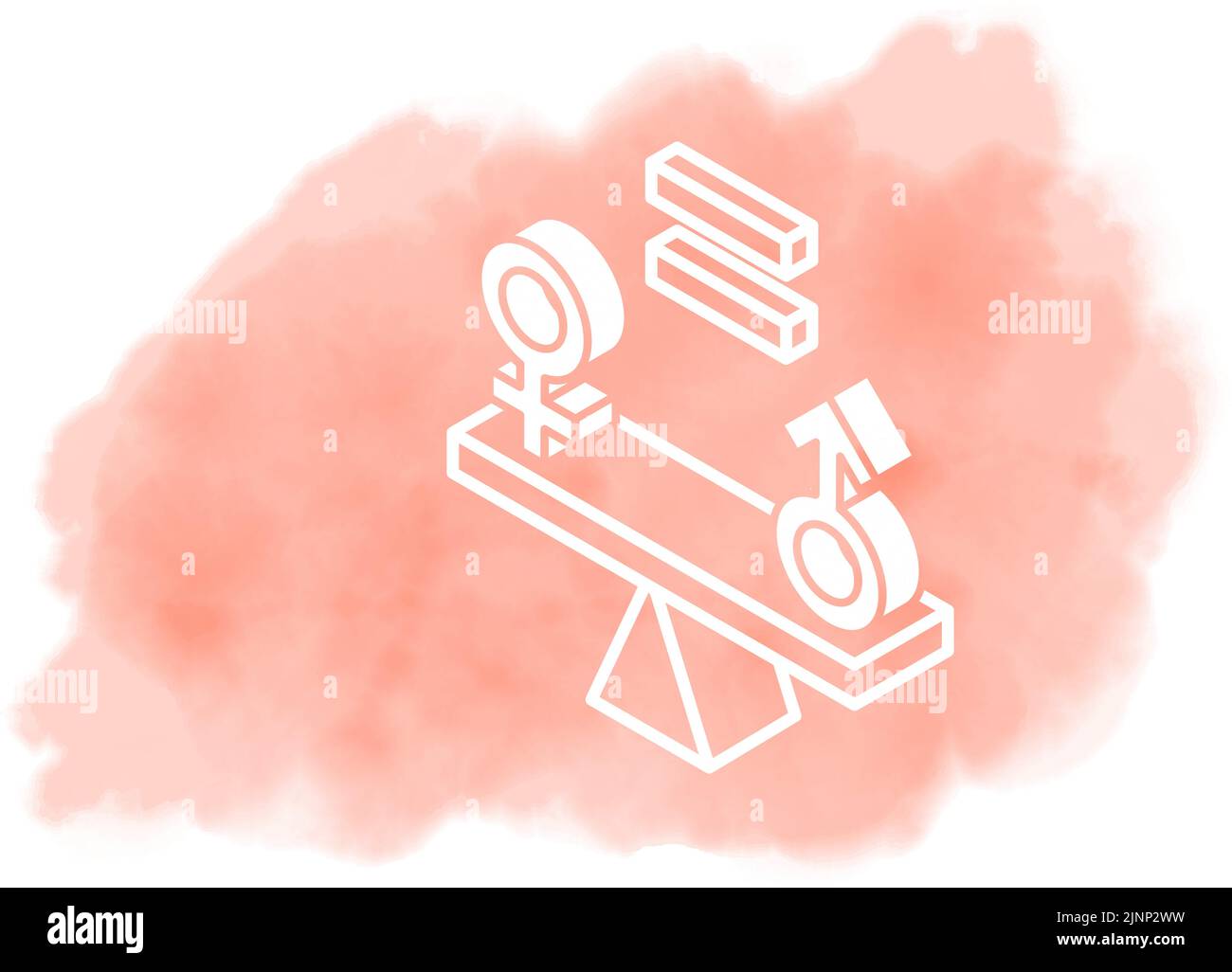 Watercolor style, SDGs Goal 5, Gender equality Stock Vector Image & Art ...