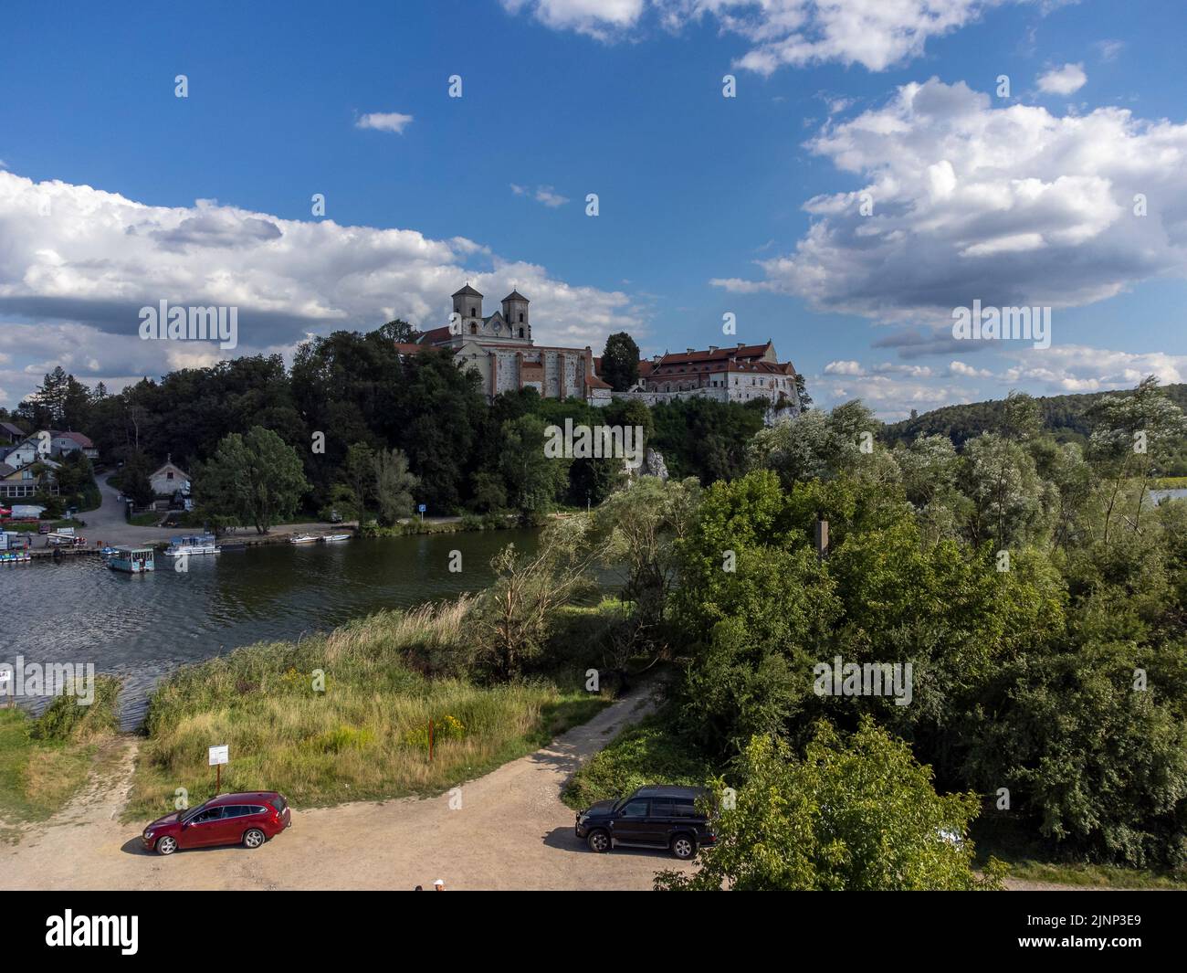 Historic buildings of the Benedictine Abbey in Tyniec, Krakow, Poland ...