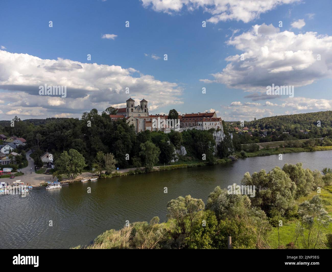 Historic buildings of the Benedictine Abbey in Tyniec, Krakow, Poland ...