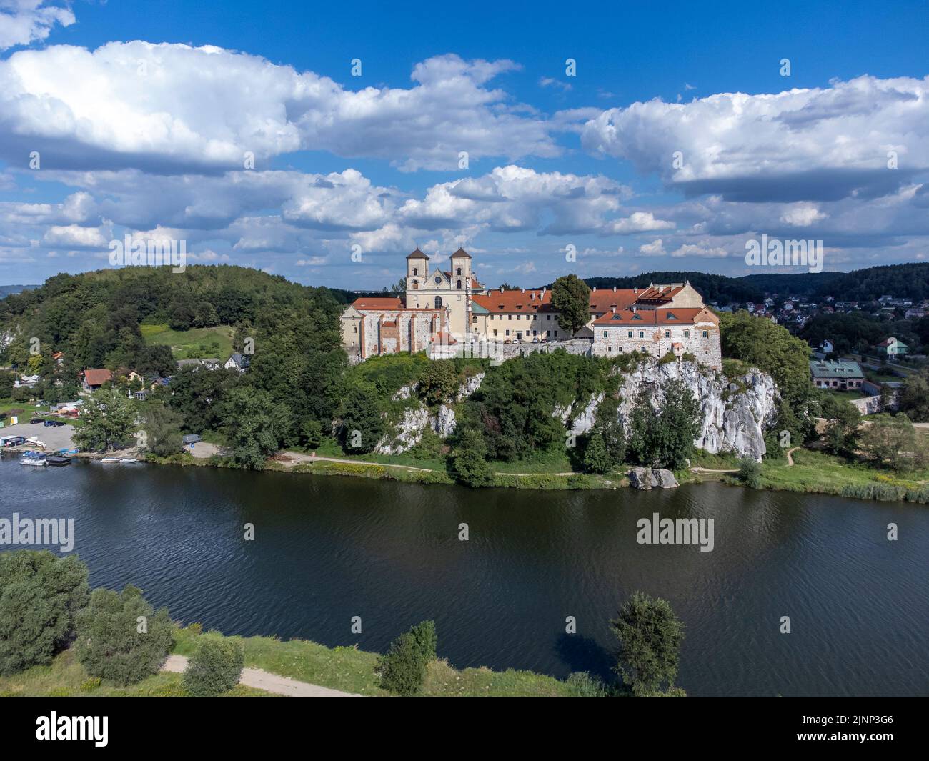 Historic buildings of the Benedictine Abbey in Tyniec, Krakow, Poland ...