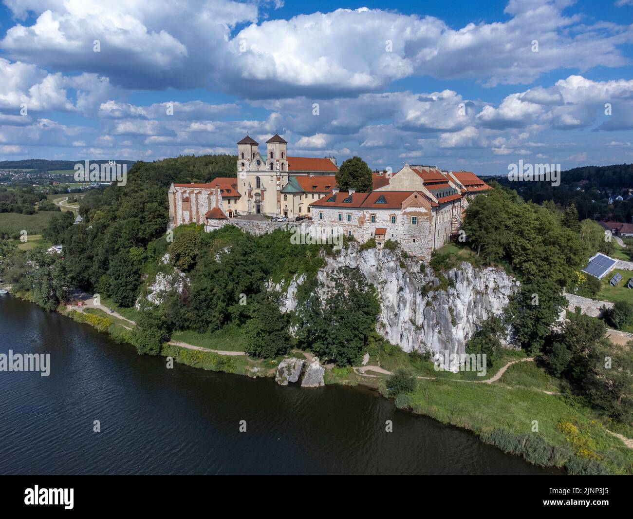 Historic buildings of the Benedictine Abbey in Tyniec, Krakow, Poland ...