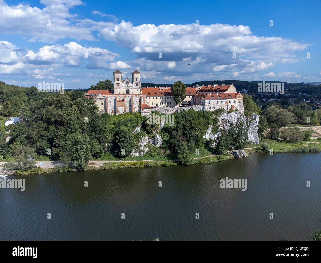 Historic buildings of the Benedictine Abbey in Tyniec, Krakow, Poland ...