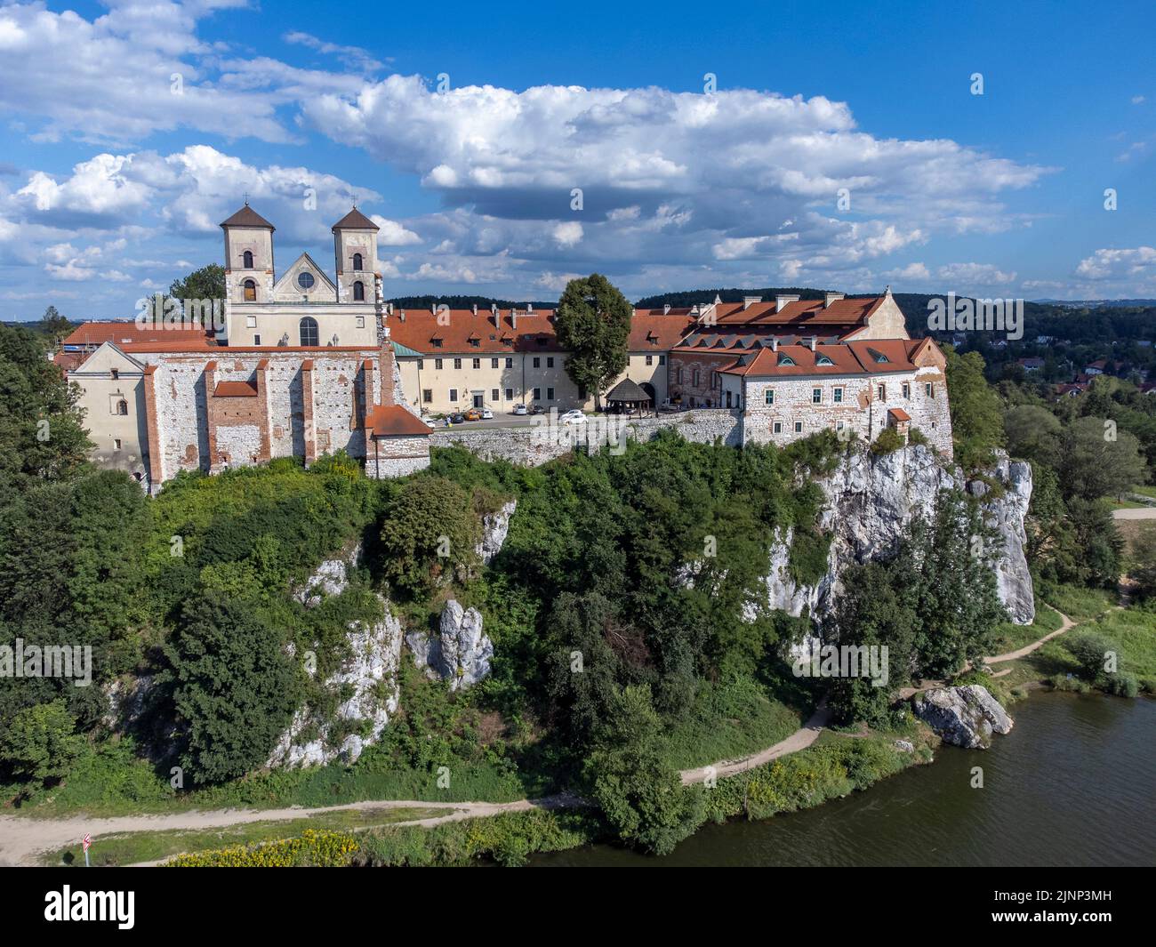 Historic buildings of the Benedictine Abbey in Tyniec, Krakow, Poland ...