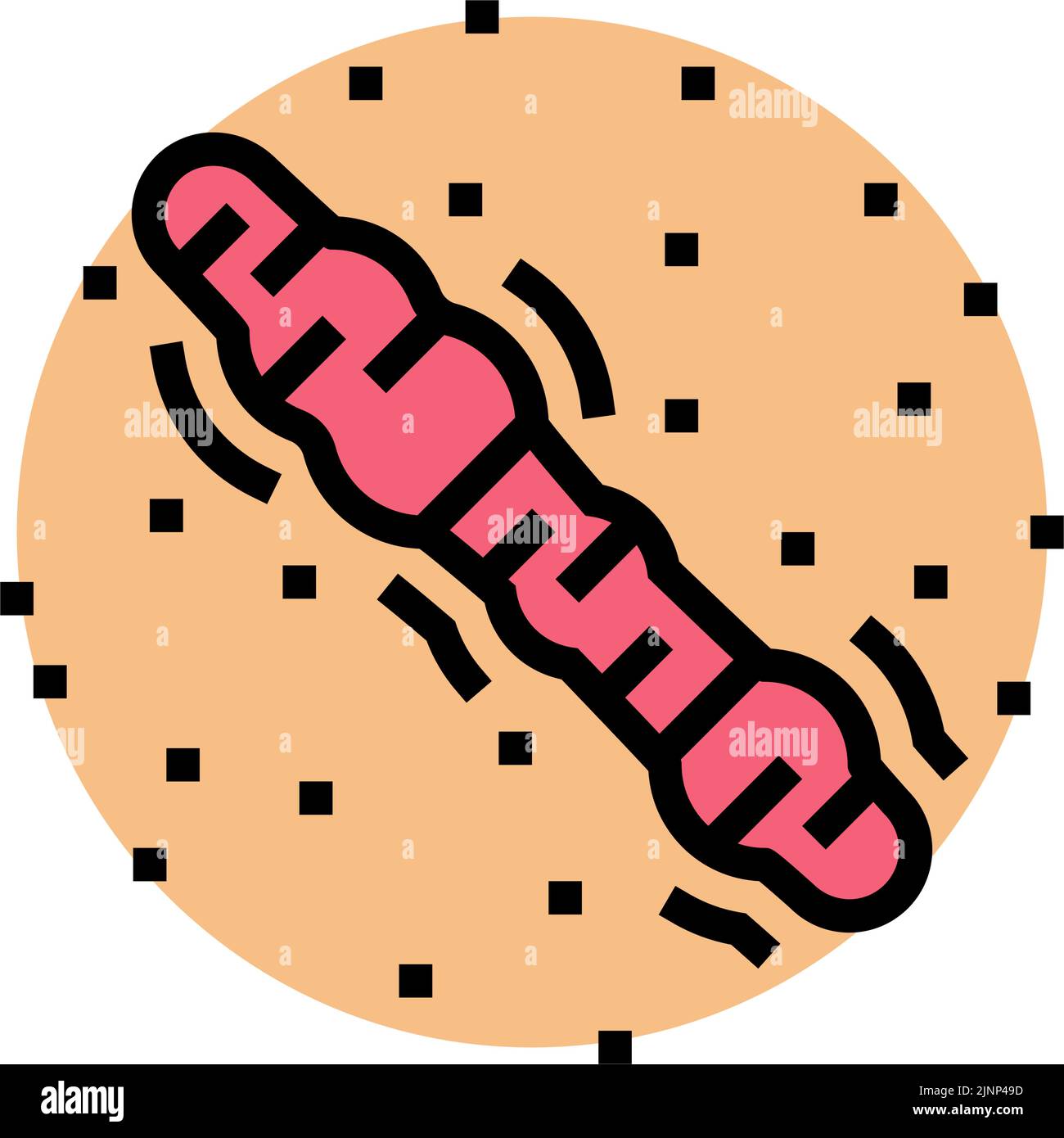 keloid scar color icon vector illustration Stock Vector Image & Art - Alamy