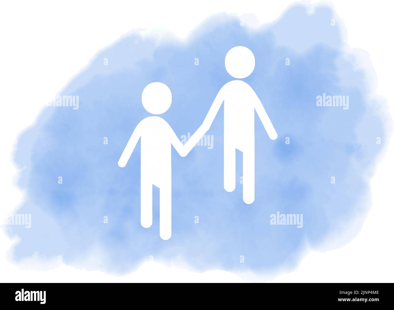 Watercolor style, SDGs Goal 17, Partnerships for the goals Stock Vector ...