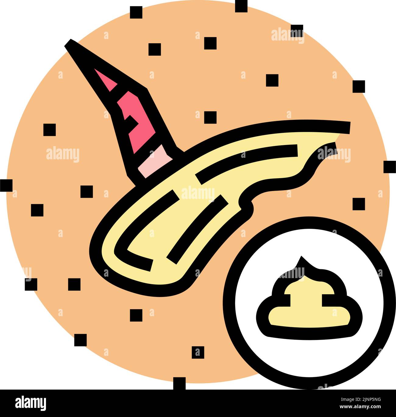 ointment scar treatment color icon vector illustration Stock Vector ...
