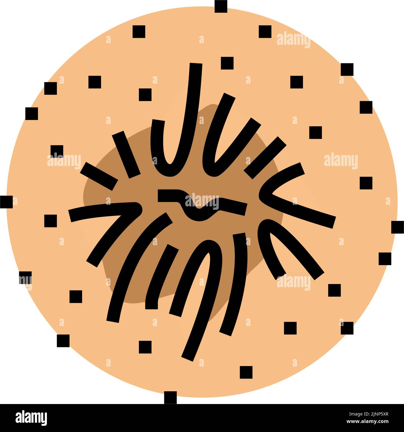 scar contractures color icon vector illustration Stock Vector Image ...