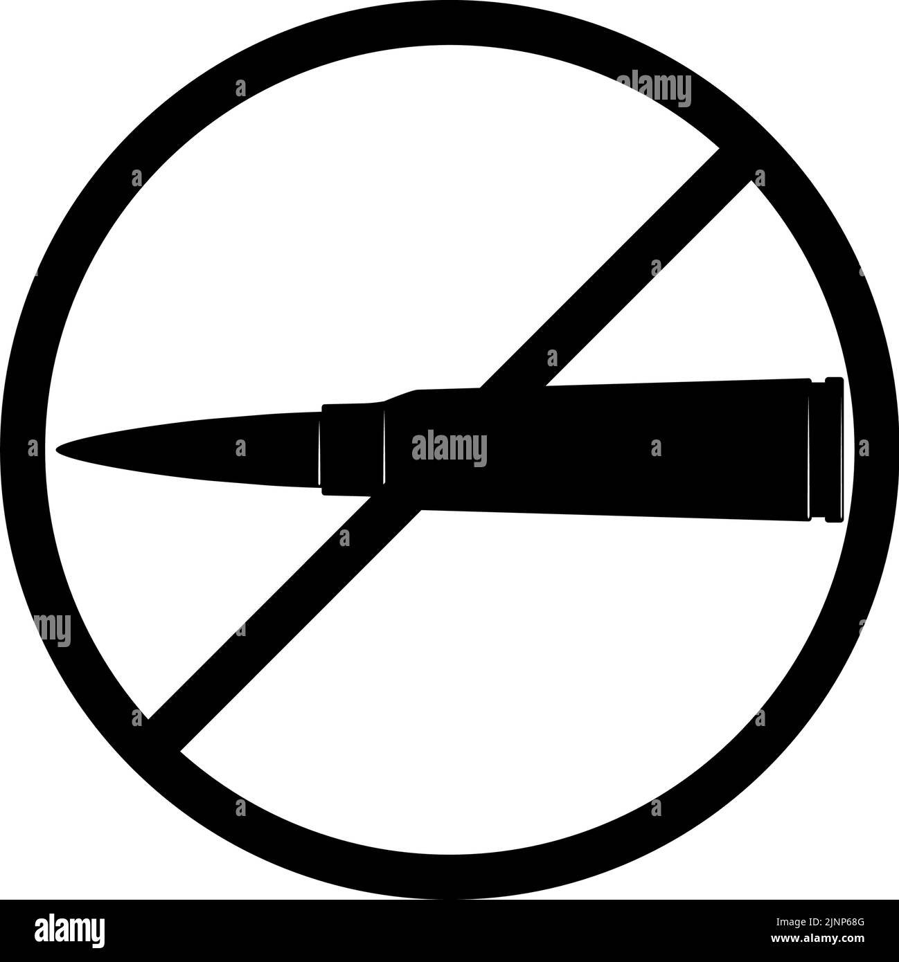 Simple icons against war, bullets Stock Vector Image & Art - Alamy