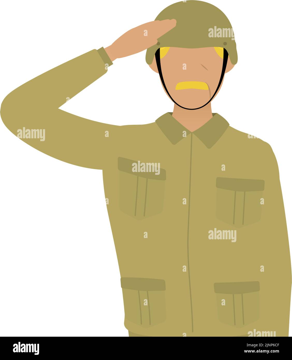 Senior Male Soldier Pose, Greetings and salutations Stock Vector Image ...