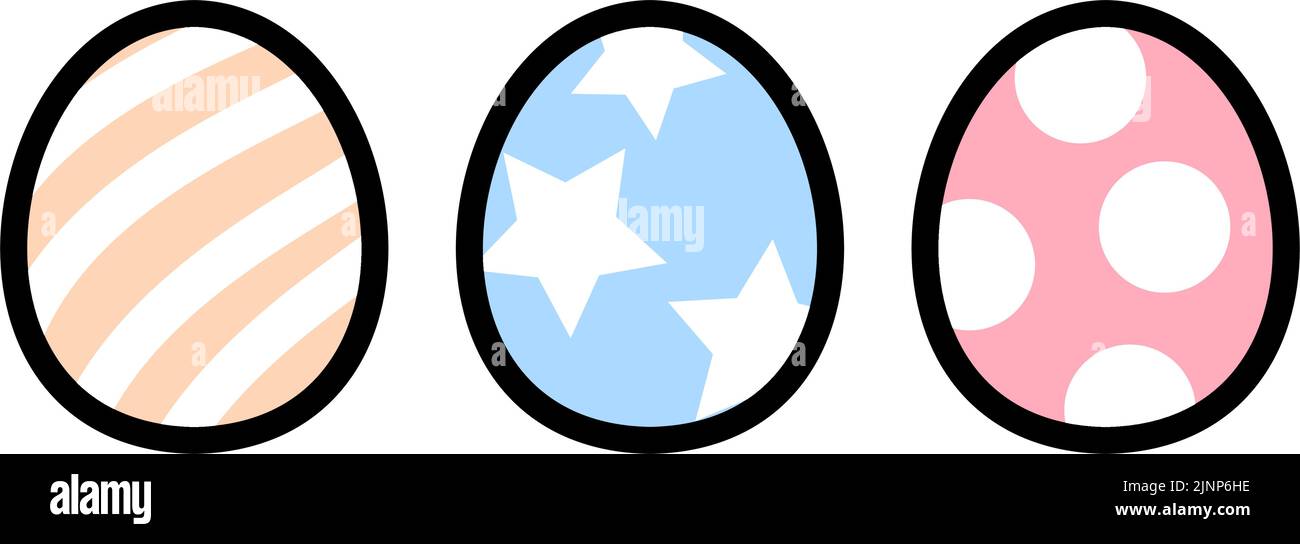 Simple line drawing, Easter egg Stock Vector Image & Art - Alamy