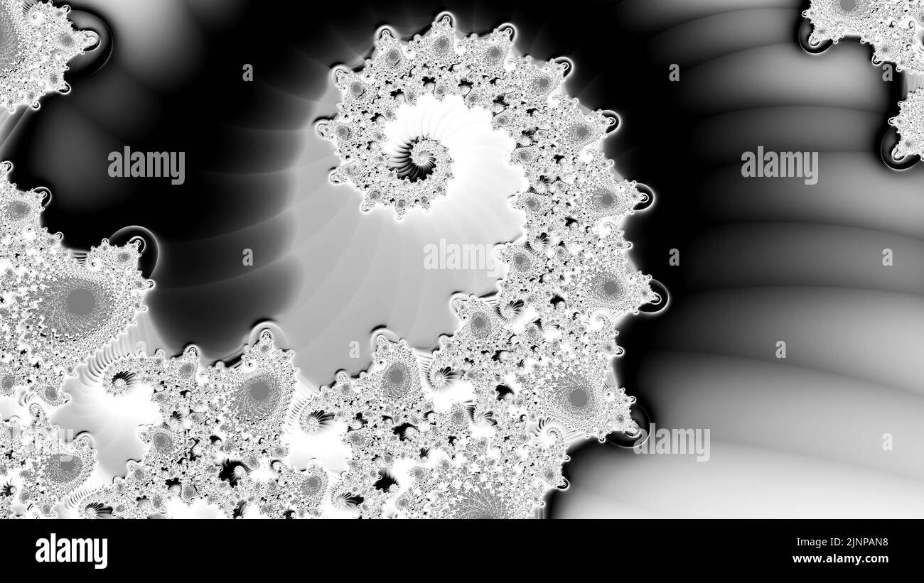 Abstract Computer generated Fractal design. A fractal is a never-ending ...