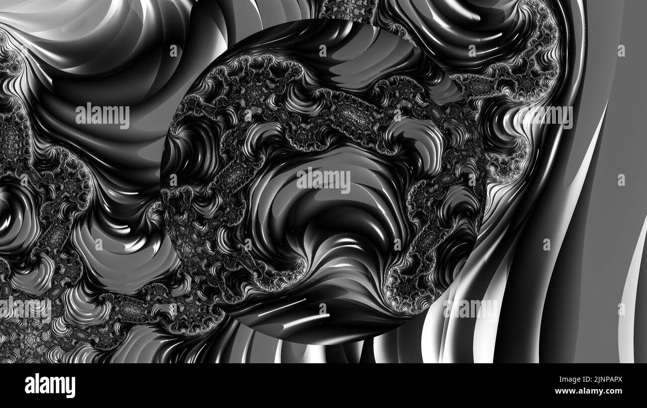 Abstract Computer generated Fractal design. A fractal is a never-ending ...